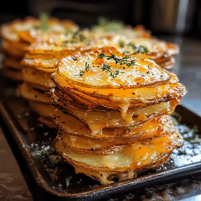 Crispy Cheesy Potato Stacks: A Deliciously Crispy and Cheesy Side Dish ...