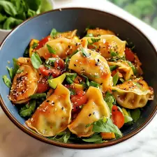 Potsticker Salad: A Fresh and Flavorful Fusion of Crispy Dumplings and ...