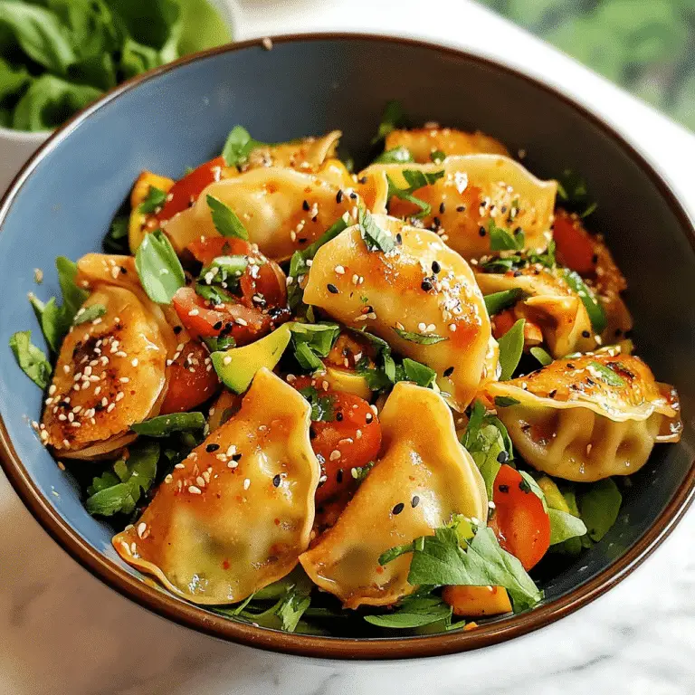 Potsticker Salad: A Fresh and Flavorful Fusion of Crispy Dumplings and ...
