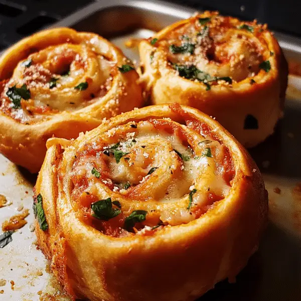 Chicken Parm Pinwheels Recipe