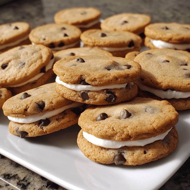 Mini Chocolate Chip Sandwich Cookies Recipe