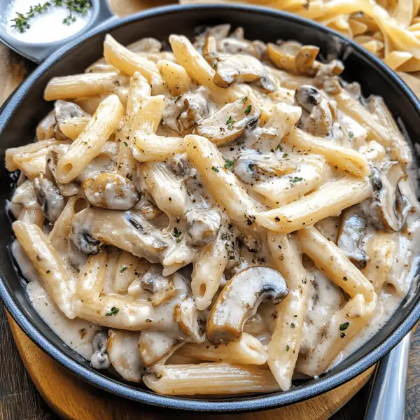 Creamy Wild Mushroom Pasta Recipe - foodmacronutrient