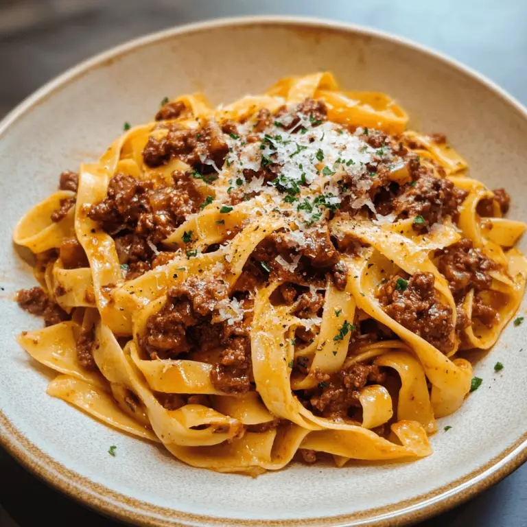 Tagliatelle with Beef Ragu Recipe - foodmacronutrient