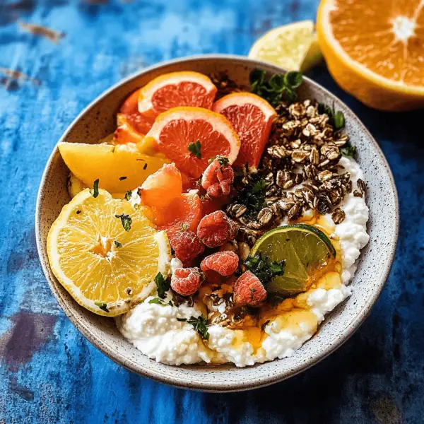 Citrus Ricotta Breakfast Bowl Recipe - foodmacronutrient