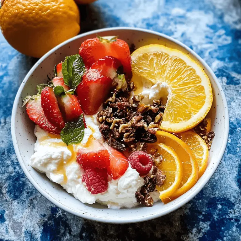 Citrus Ricotta Breakfast Bowl Recipe - foodmacronutrient