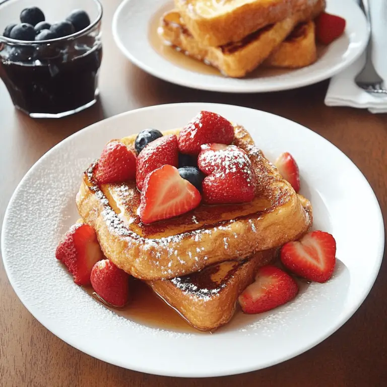 French Toast Recipe - foodmacronutrient