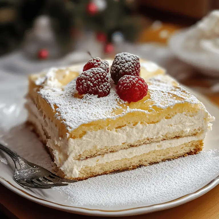 Karpatka (Polish Carpathian Cream Cake) Recipe - foodmacronutrient